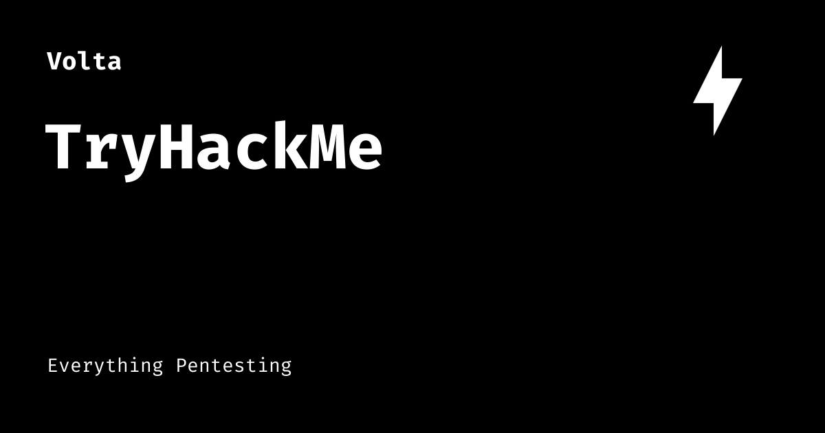 TryHackMe - Volta